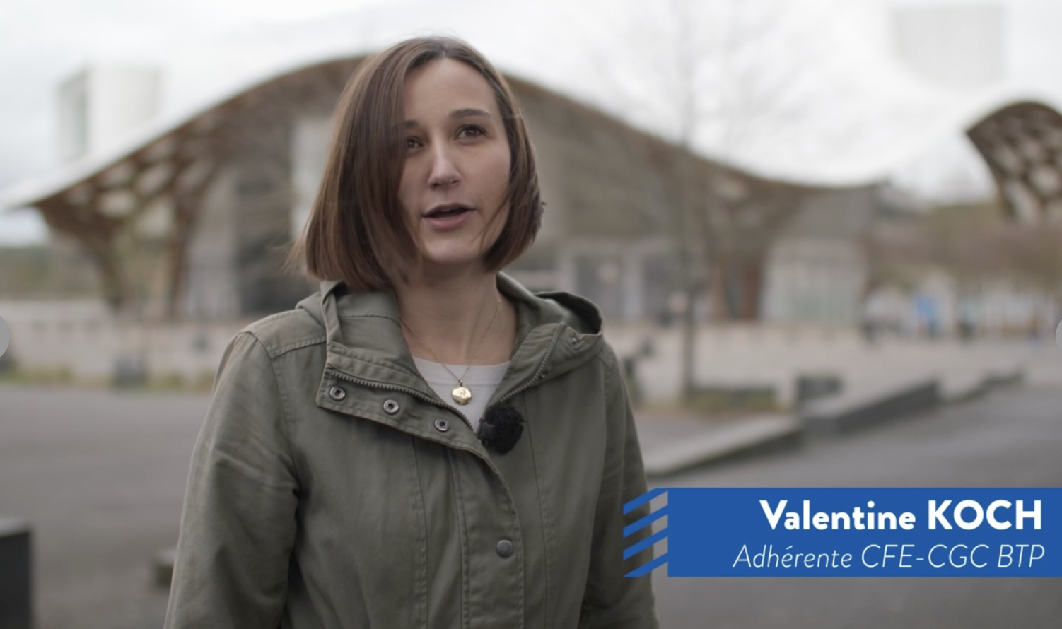 Témoignages d’adhérents : Valentine Koch - CFE CGC BTP
